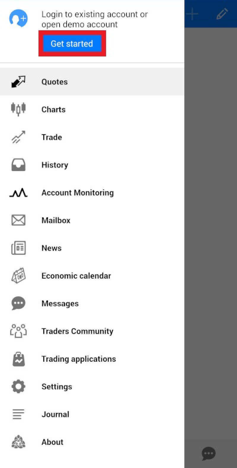 MetaTrader 4 Mobile App for Android